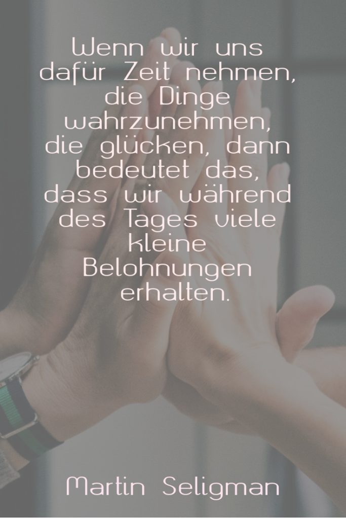 Wenn wir uns dafür Zeit nehmen, die Dinge wahrzunehmen ...